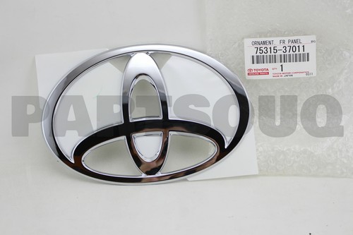 7531537011 Genuine Toyota ORNAMENT, RADIATOR GRILLE 75315-37011 | eBay