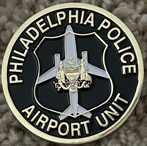 Official Philadelphia Police Department Airport Unit Challenge Coin | eBay