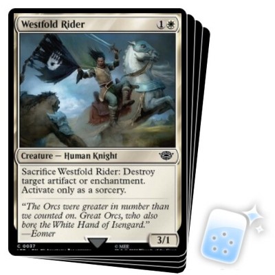 WESTFOLD RIDER X4 The Lord Of The Rings Magic MTG MINT CARD | eBay