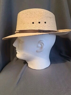 Palmoro Hats Straw Fedora Hat Size 60 Sahuayo Legítimo Michoacán México ...