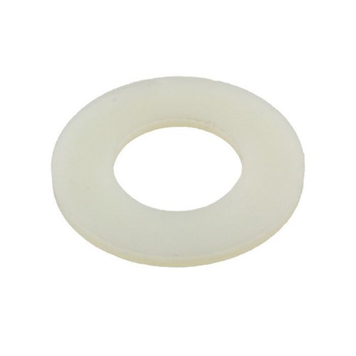 Qty 100 Flat Round Washer M33 (1-1/4") x 66mm x 5mm Natural Nylon ...