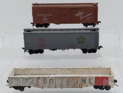Custom HO SOO Line Gondola & Canadian Freight Box Cars [3]: #67643 ...