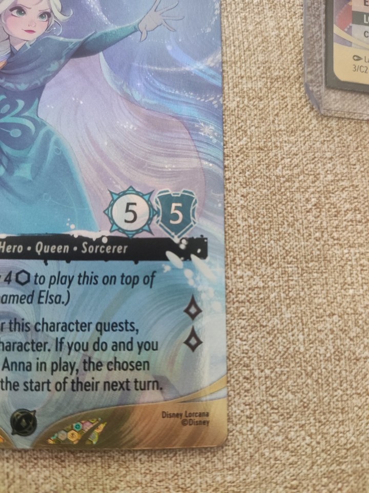 Disney Lorcana Elsa - Ice Maker FOIL Promo TOP 32 DLC 2025 Challenge 2 ...