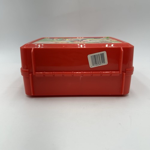 Disney Aladdin Red Lunch Box City Zoo Mickey Mouse Pluto Vintage ...