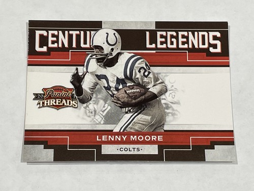 2010 Panini Threads Football Century Legends #5 - Lenny Moore ...