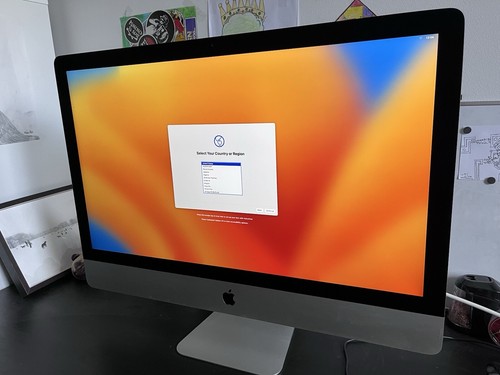 Apple iMac 2017 27" 5K i5-7600K 2TB Fusion Drive 16GB DDR4 Radeon Pro ...