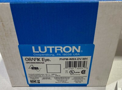 Lutron PHPM-WBX-DV-WH Phase-Adaptive Power Module PHPMWBXDVWH SHIPS ...
