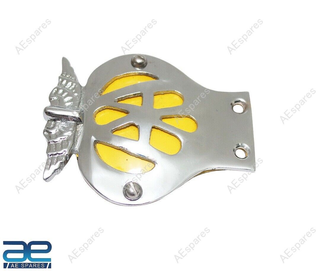 Vintage Brass Chrome AA Association Membership Car Bike Badge Emblem ...