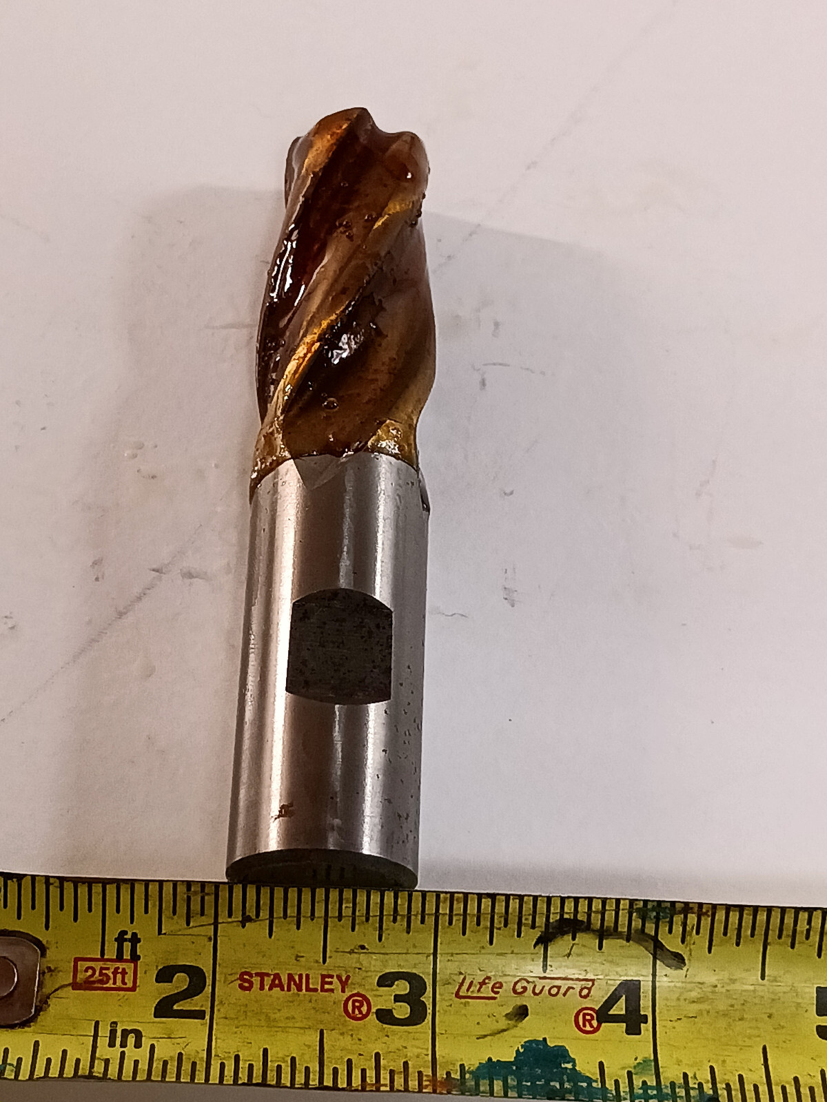 7/8 hss 4fl end mill tapered 4.100 oal 1.800 loc 7/8 shaft | eBay
