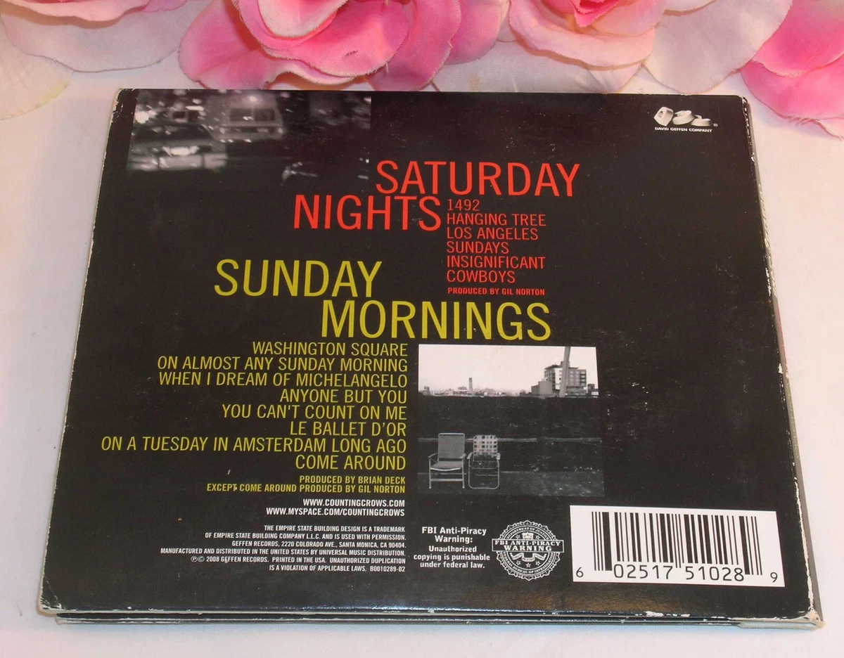 Counting Crows Saturday Nights And Sunday Mornings