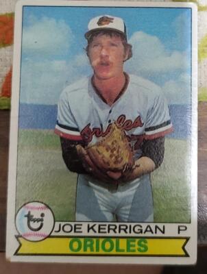 Joe Kerrigan, Orioles 1979 #37 Topps VG COND - GREAT COLLECTIBLE CARD ...
