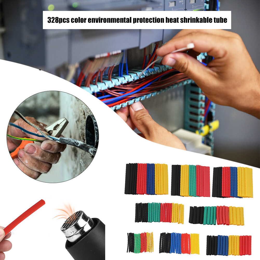 580pcs Heat-shrink Tubing Electrical Connection Wire Cable Insulation ...