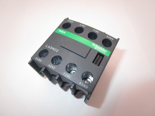 LADN22 Original Genuine SCHNEIDER Auxiliary Contact Block, 2NO 2NC FAST ...