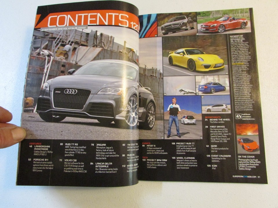 European Car Magazine Volume 43 No6 Sep 2012 Like new | eBay