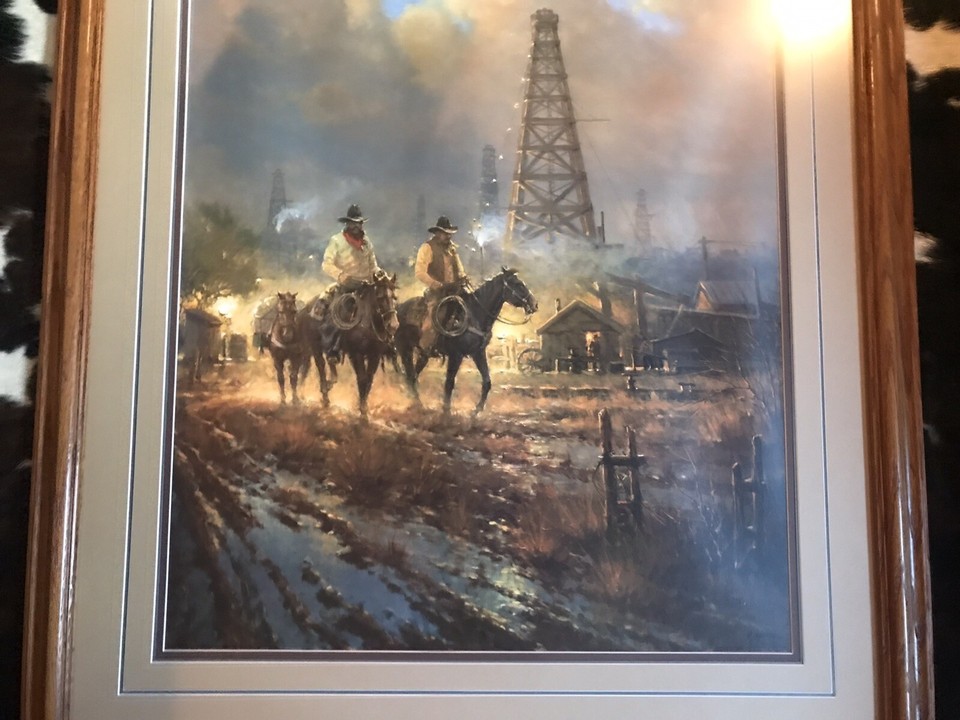 A DIFFERENT KIND OF LEASE - G Harvey, Number 1542/2950 Framed. Double ...