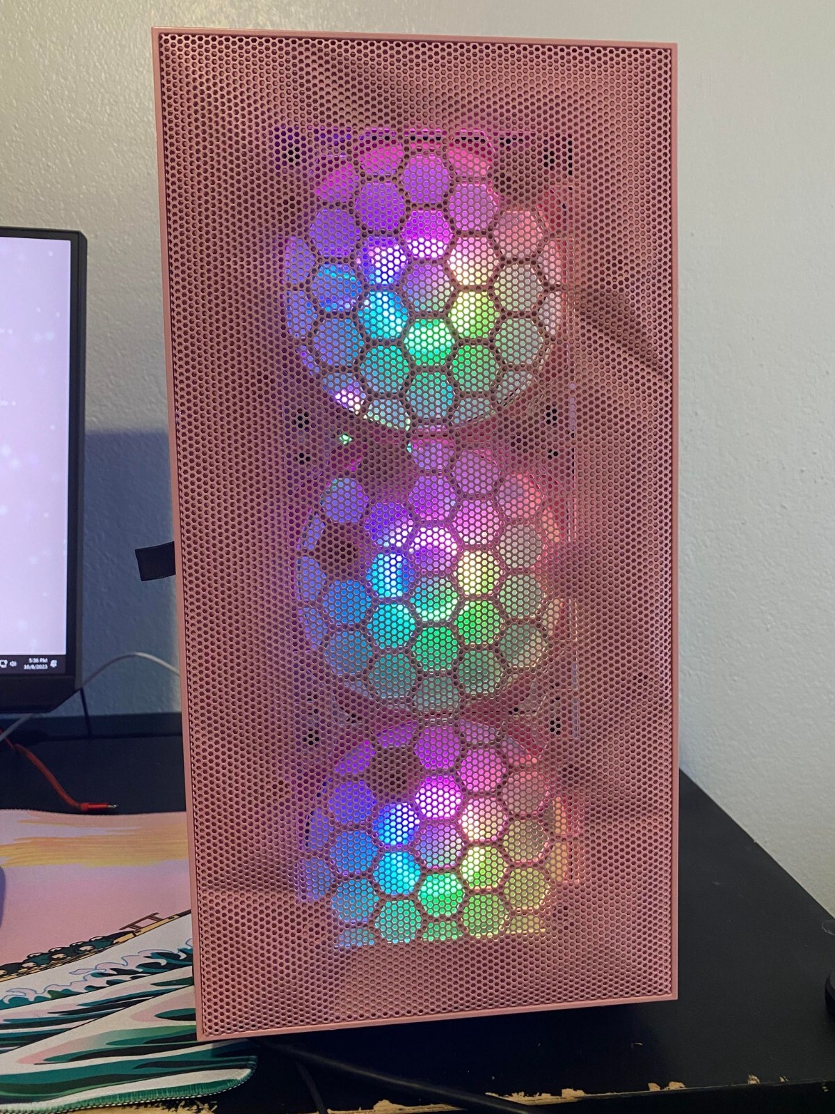 Gaming PC, Pink with Keyboard and Mousepad | eBay