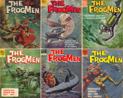 1962 - 1964 The Frogmen Comic Book Package - 7 eBooks on CD | eBay