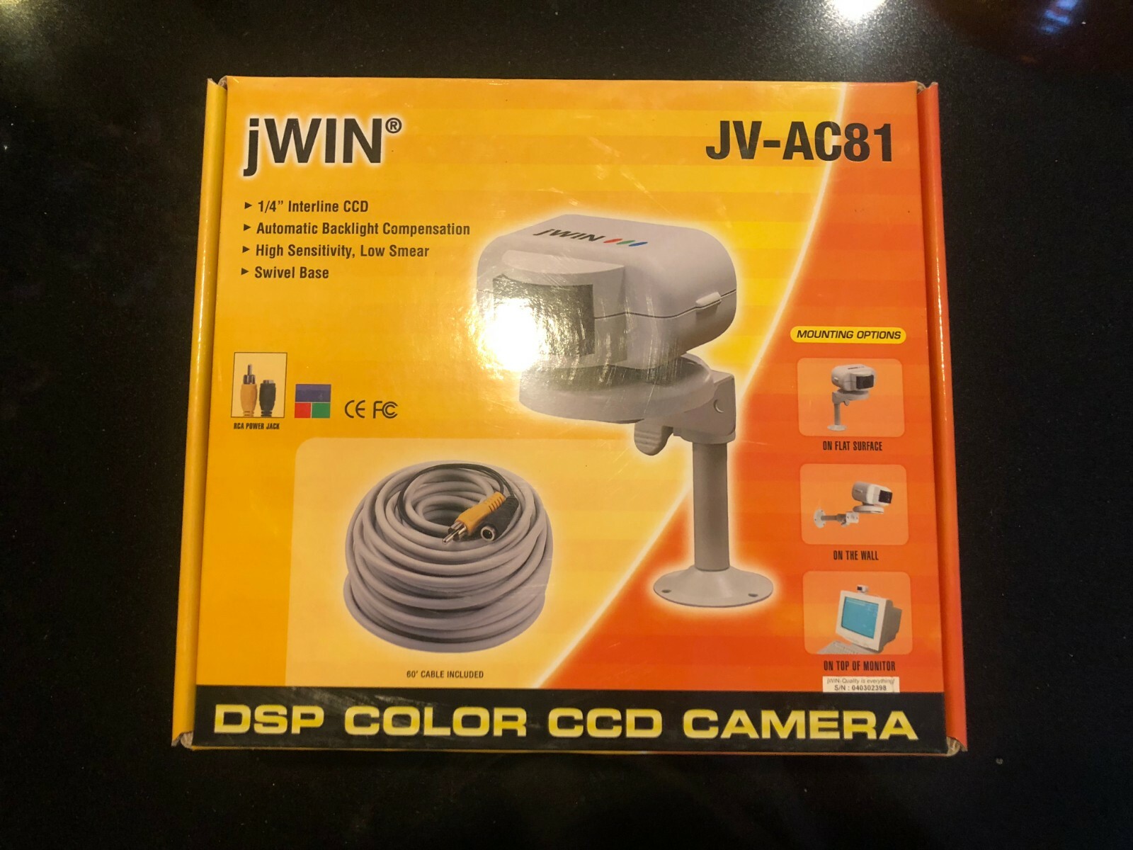 JWIN DSP COLOR CCD CAMERA JV-AC81 | eBay