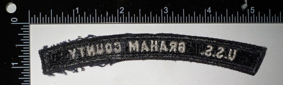 Cold War USN US Navy USS Graham County Ship Arc Tab Patch Patches | eBay