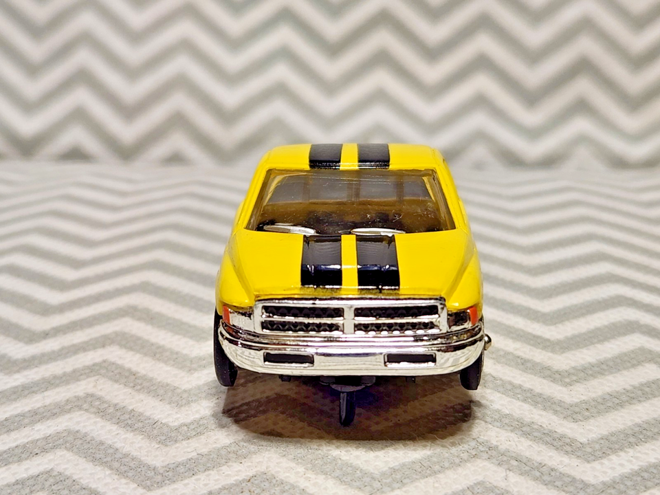 2003 Playing Mantis Yellow Dodge Pickup Truck Slot Car HTF | eBay UK