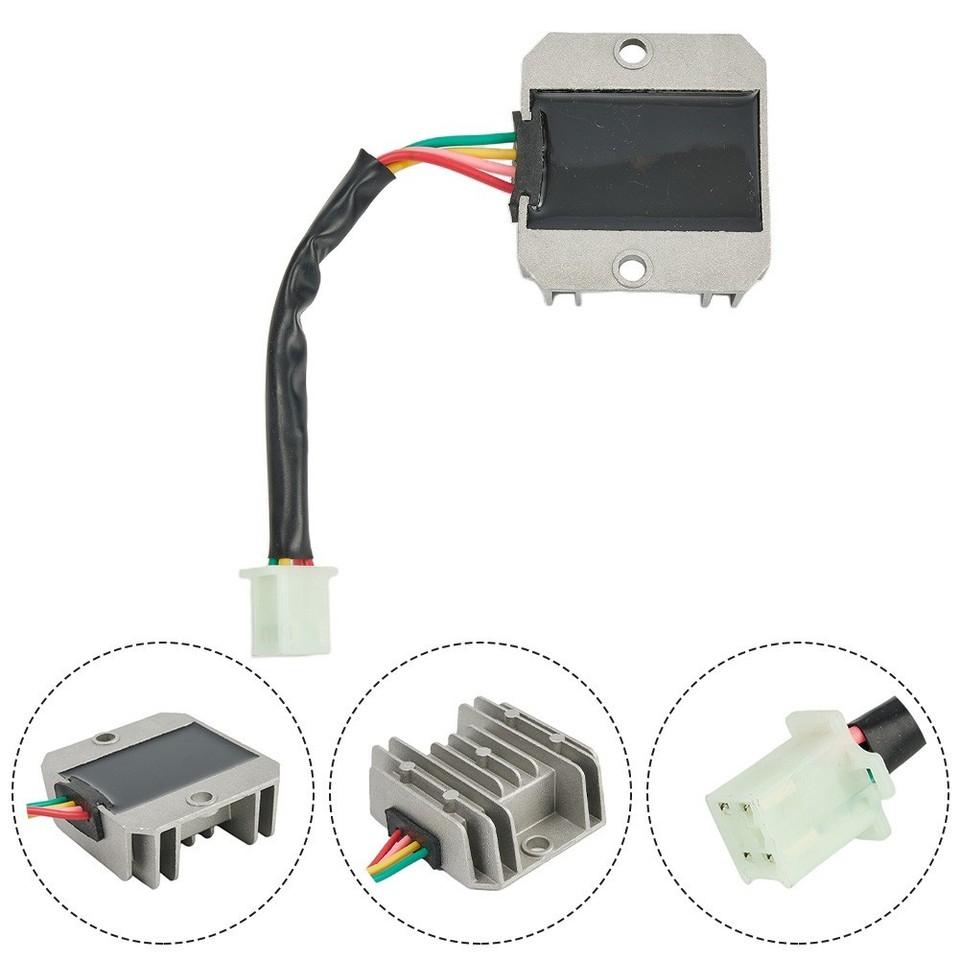 ATV Voltage Regulator 4 Wire Full Wave Green Wire Ground Magento Stator ...