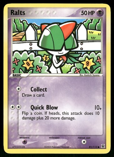 Ralts HP 81/113 Delta Species Pokemon Card | eBay