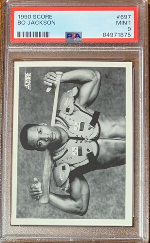 1990 Score Baseball #697 Bo Jackson Bat Football Pads Raiders Royals ...