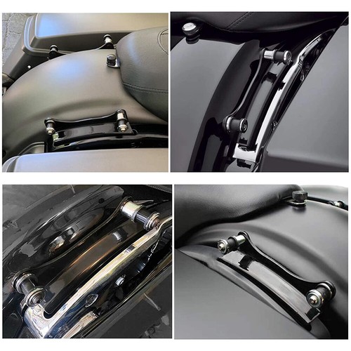 For 14-23 Harley Touring Quick Release Backrest Sissy Bar / Docking ...