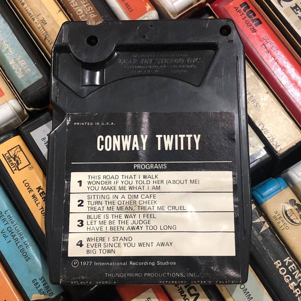 Conway Twitty, Lear Jet Stereo 8 Track Tape | eBay