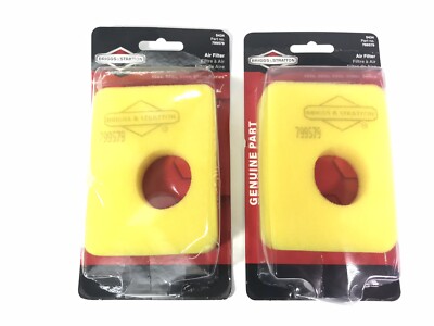OEM Briggs & Stratton 5434K Lawn Mower Engine Air Filter Premium 799579 ...