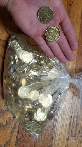 Bulk Bag of 1000 Tokens "Garden Acres Batting Cages" Arcade, Casino ...