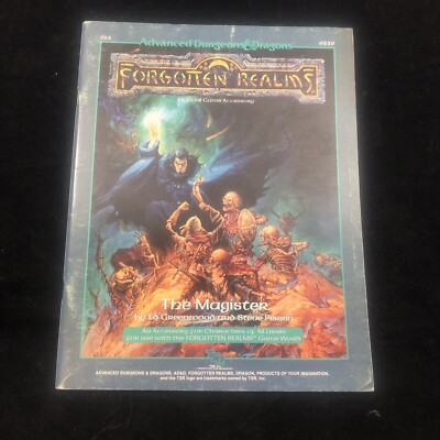 TSR: AD&D Forgotten Realms Module FR4 - THE MAGISTER 9229 Dungeons ...