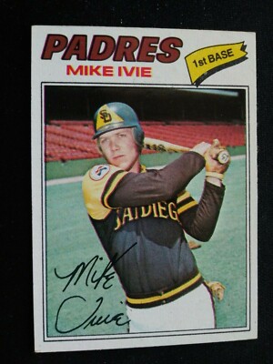 1977 Topps Baseball Card # 325 Mike Ivie - San Diego Pares | eBay