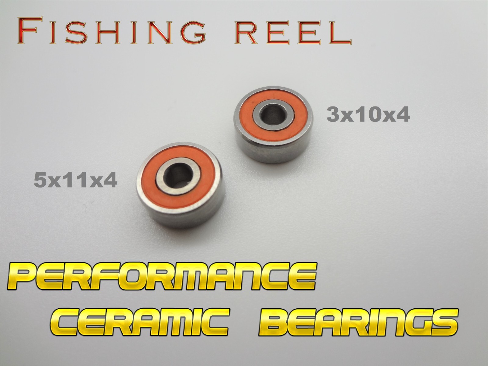 H3/H5 High performance Fishing Reel Bearings Ceramic Hybrid 5x11x4 ...