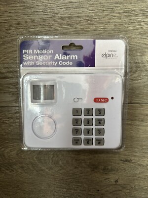 PIR Motion Sensor Alarm With Security Code - Elpine - New | eBay UK