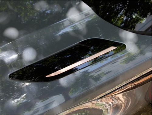 Black Gold Hood Engine Fender Air Vent Outlet Cover For Range Rover ...