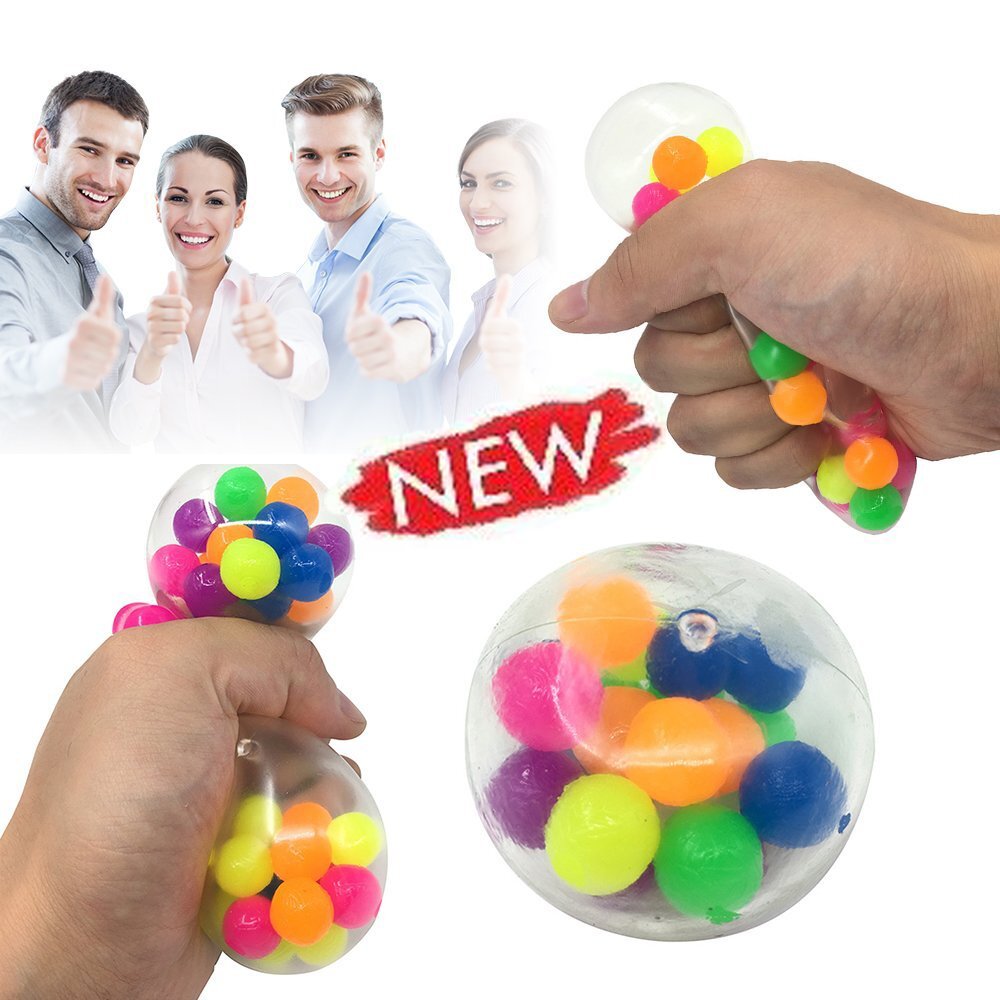 Squishy Sensory Stress Reliever Ball Toy Autism Squeeze Anxiety Fidget ...