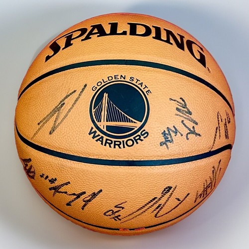 Steph Curry🏀AUTOGRAPH 2010-11 GOLDEN STATE WARRIORS Team signed ball ...