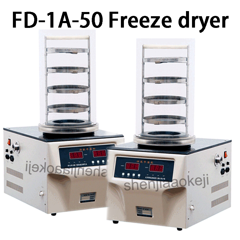 220V/850W Drying Machine Intermittent Ordinary FD-1A-50 Freeze Dryer 2L ...
