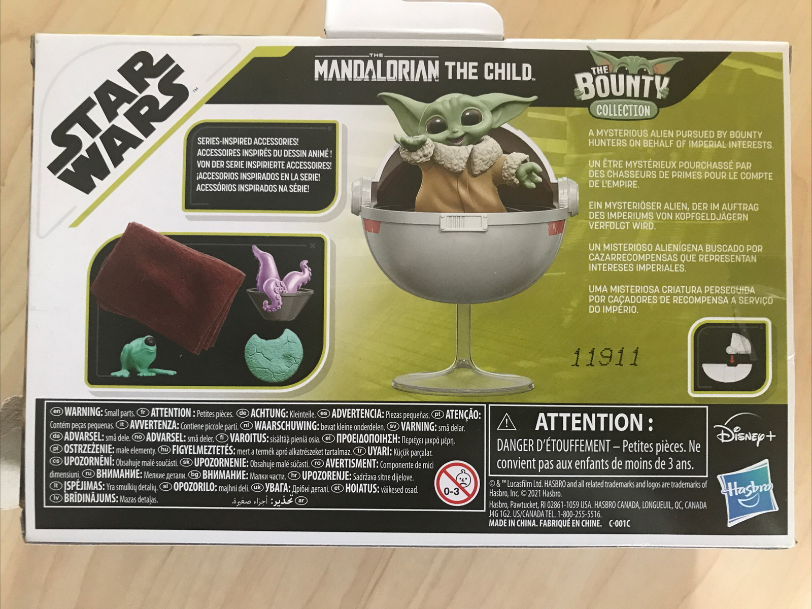 Hasbro Star Wars The MandalorianThe Child Grogu Baby Yoda Grogus Hover ...