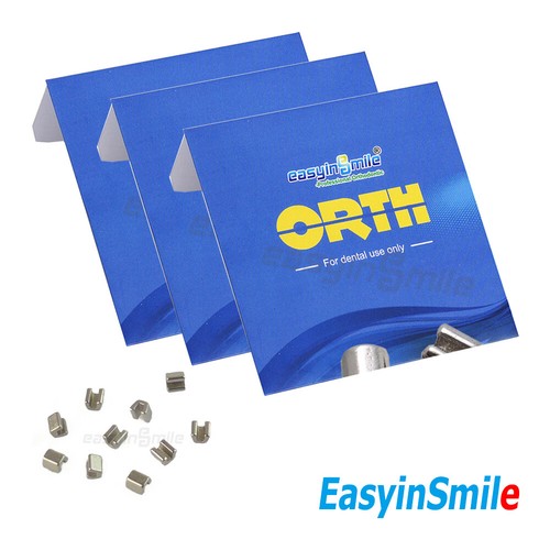 3 PKS Dental Orthodontic Crimpable Hook Split Stops Stainless Steel ...