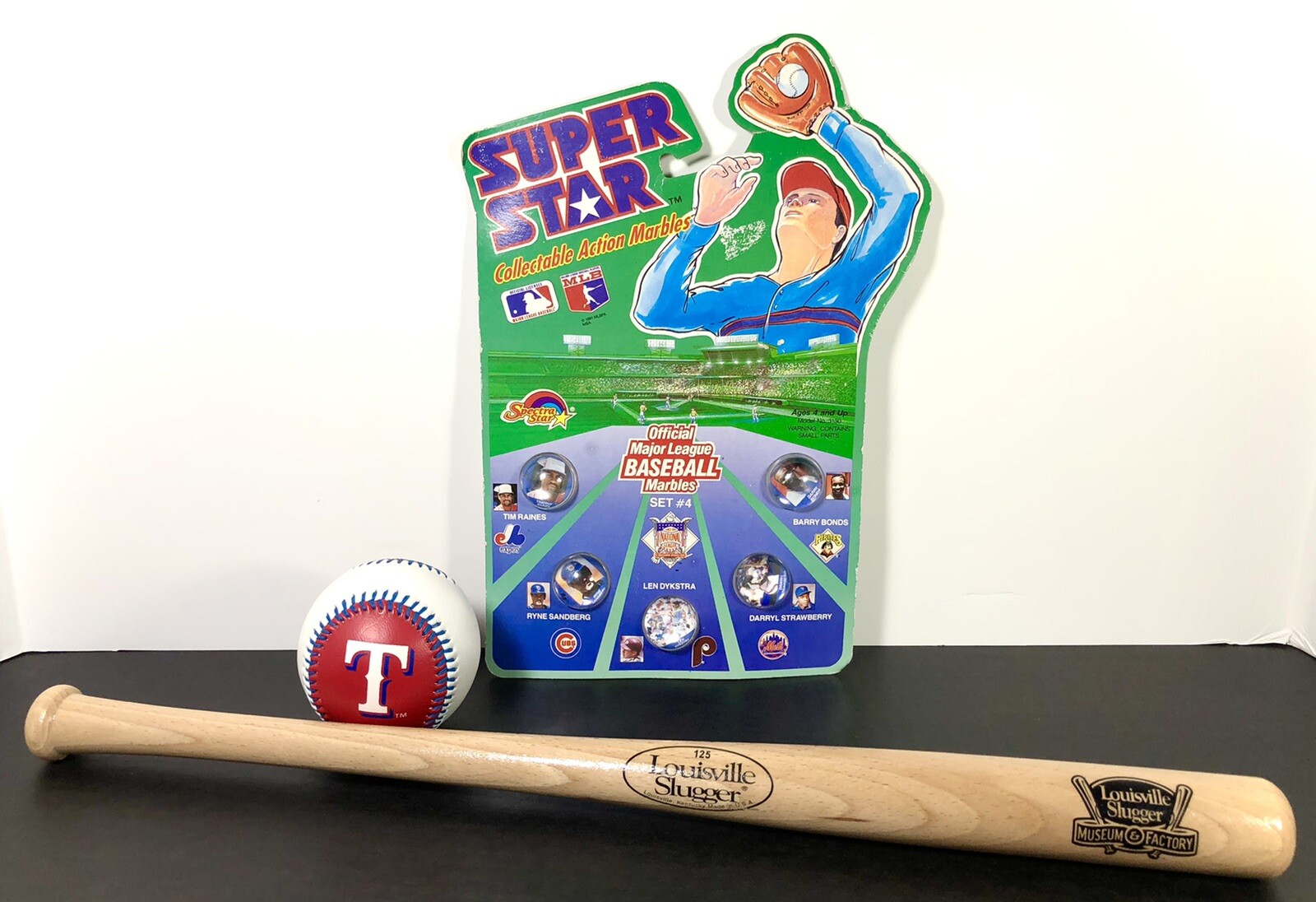 MLB 1990 Super Star Collectible Marbles Set,Louisville Slugger, Texas ...