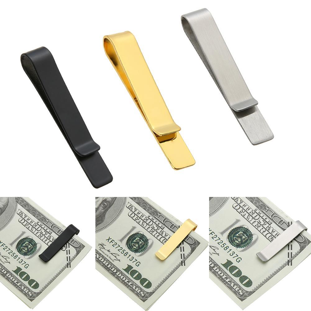 5pcs Metal Stainless Steel Money Clip Holder Folder Collar Clip (Gold ...