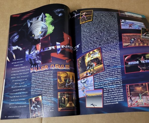 NINTENDO POWER Killer Instinct Vol #76 w/ Batman Forever Poster 1995 ...