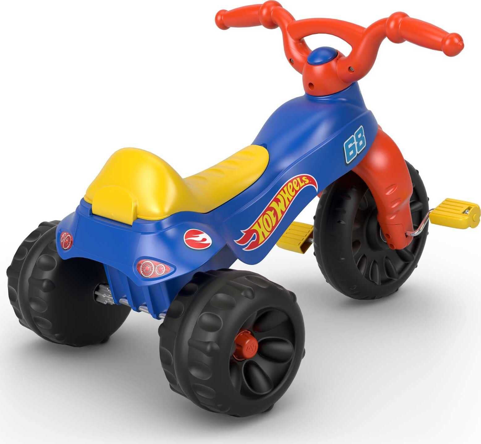 Fisher-Price Toddler Tricycle Hot Wheels Tough Trike, Toy Bike ...