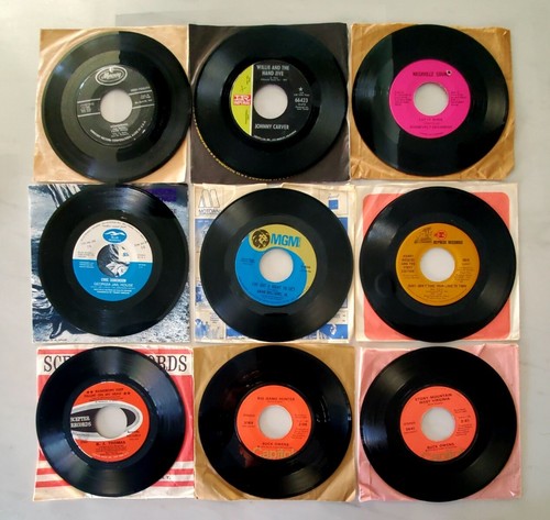 Lot of Nine Cool Country 7" Inch Single Vinyl Records 45rpm | eBay