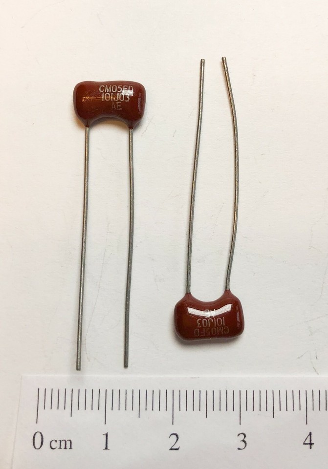 20 pcs 100pF 500V Silver Mica Capacitors Cap CM05FD101J03 AE | eBay