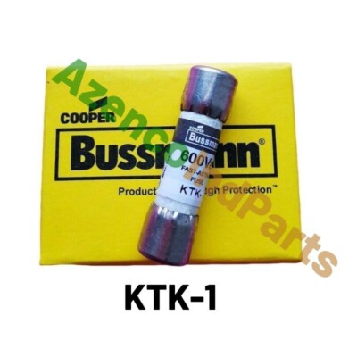 10PCS/Box New Bussmann KTK-1 KTK1 KTK 1A 600Vac Fast-Acting Fuse Fast ...