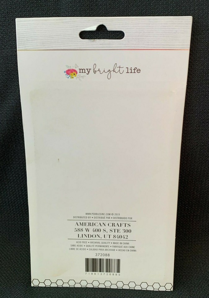 Jen Hadfield My Bright Life 9 Piece Acrylic Stamp Set Cactus Lemon Tea ...