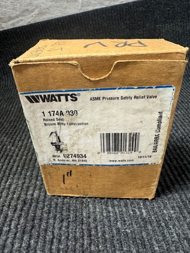 Watts 174A 030 Pressure Relief Valve Raised Seat Brand New!! | eBay